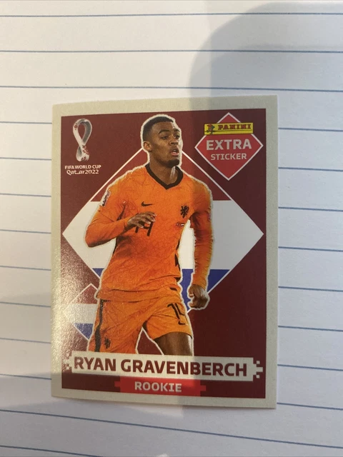 2022 PANINI EXTRA Sticker World Cup Qatar 2022 - Ryan Gravenberch rookie £10.00 - PicClick UK