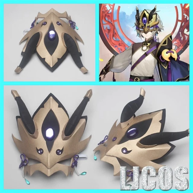 FATE GRAND ORDER Prince of Lan Ling Mask FGO Party Cosplay Prop Full ...