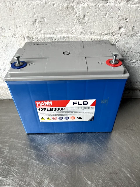 FIAMM 12FLB300P 80AH 12V Battery FLB Series VRLA Ideal Solar/Off Grid ...