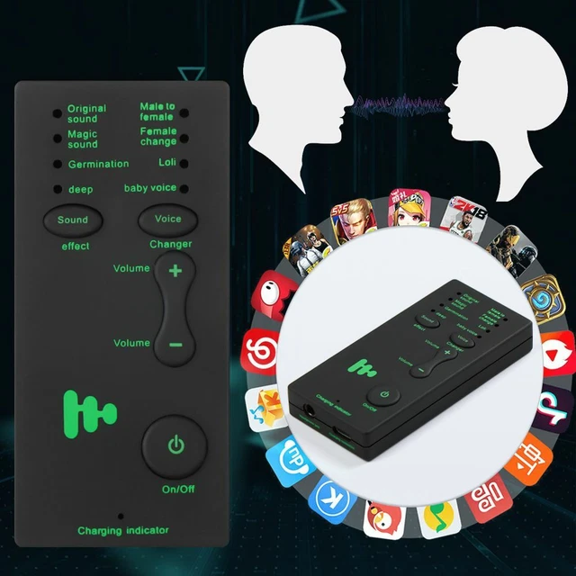 ADAPTER VOICE CHANGER Device Mic Disguiser Sound Card For Computer ...