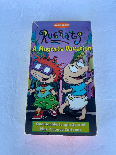 RUGRATS - A Rugrats Vacation VHS 1997 Nick Jr. Orange Tape **Buy 2 Get ...