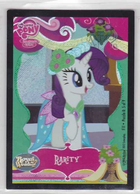 MY LITTLE PONY: Friendship Is Magic Rarity Card #F11 Puzzle B 5/9 £13. ...