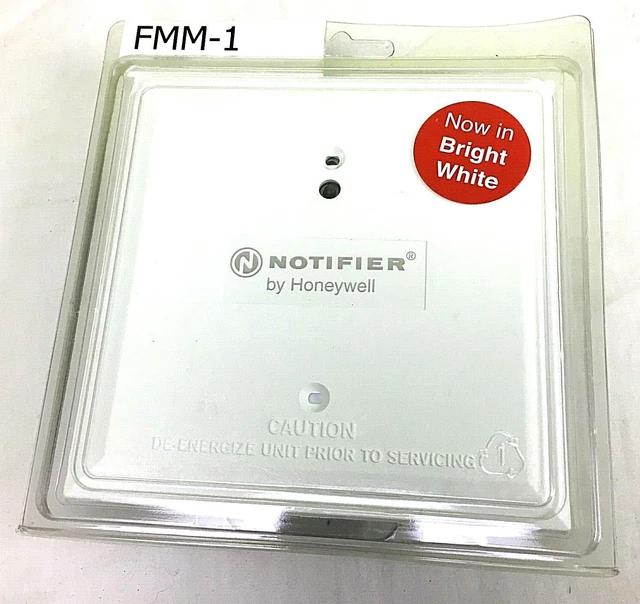 HONEYWELL NOTIFIER FMM-1 Bright White Addressable Monitor Module Brand ...