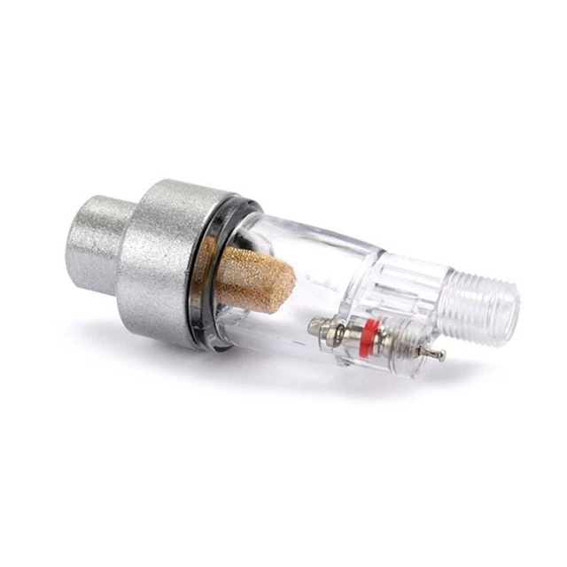 AIR FILTER PAINT Airbrush Fitting Compressor Separator Water Oil Tool ...