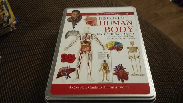 DISCOVER THE HUMAN Body Educational Tin Set!! £10.00 - PicClick UK
