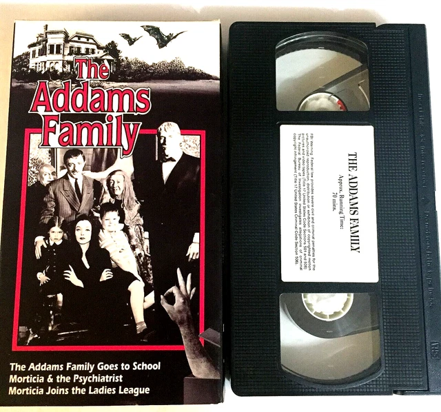 THE ADDAMS FAMILY VHS Tape Ships Free With Tracking £7.03 - PicClick UK