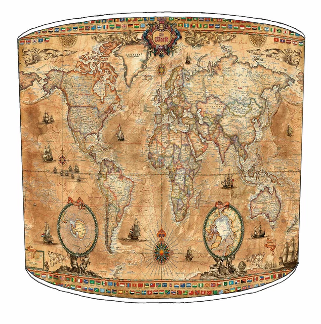 PARALUMI MAPPA DEL mondo, ideali per abbinare murales da parete mappa ...
