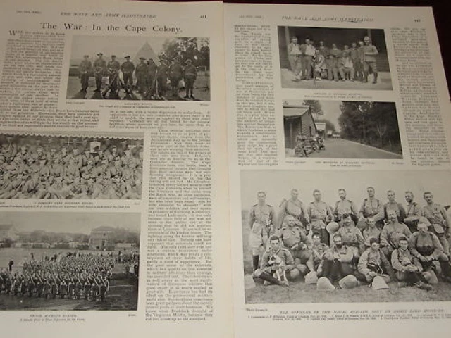 1900 BOER GUERRE Gatacres Scouts Wynberg Officiers Methuen EUR 39,17 ...