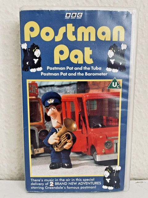 POSTMAN PAT AND The Tuba BBC VHS Video Cassette PAL Video Kids Children ...