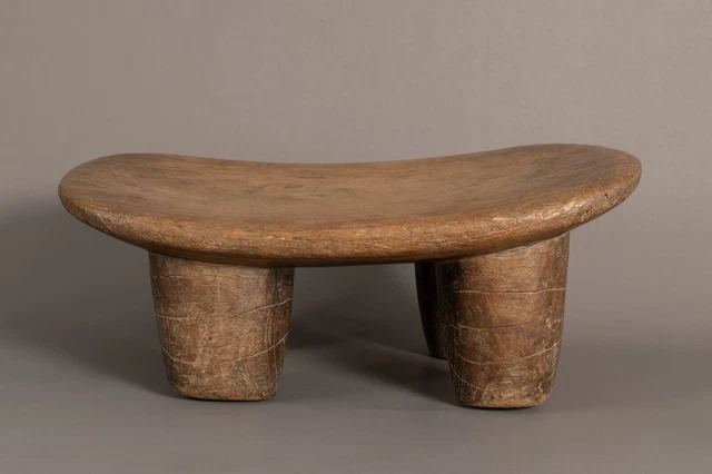 GOOD OLD HEAVY Antique Ivory Coast Senufo Tribal Art Stool Seat ...