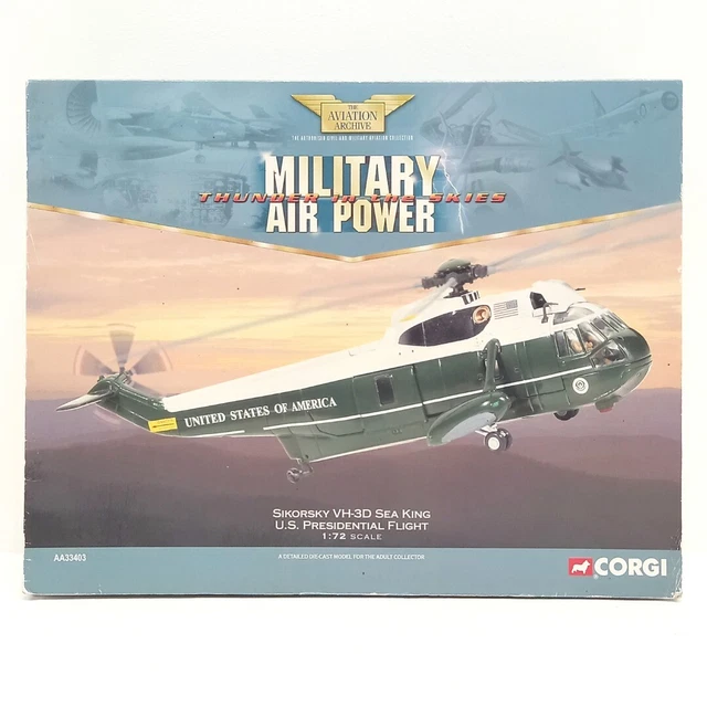 CORGI SIKORSKY VH 3D Sea King 1:72 Scale Diecast RMF42-CAP £9.00 ...