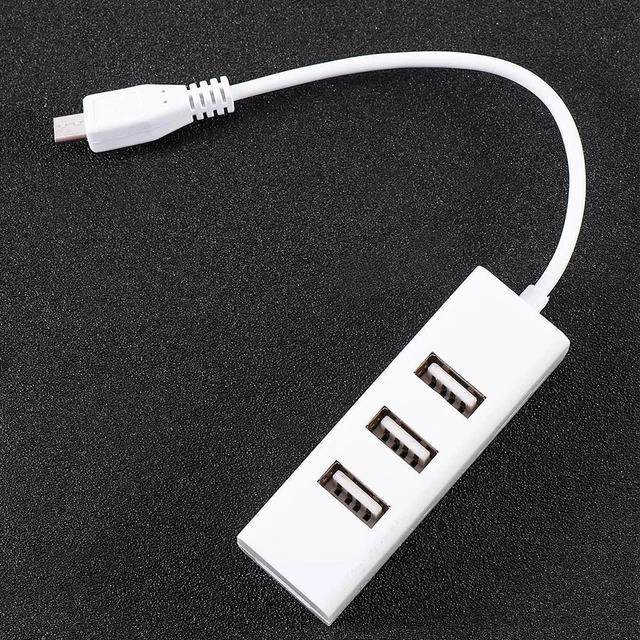 MICRO USB OTG Hub USB To OTG Extension Cable Charging Cable Converter ...
