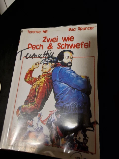 AUTOGRAMM TERENCE HILL DVD cover Zwei wie Pech und Schwefel Bochum Autogram kart EUR 35,00 ...