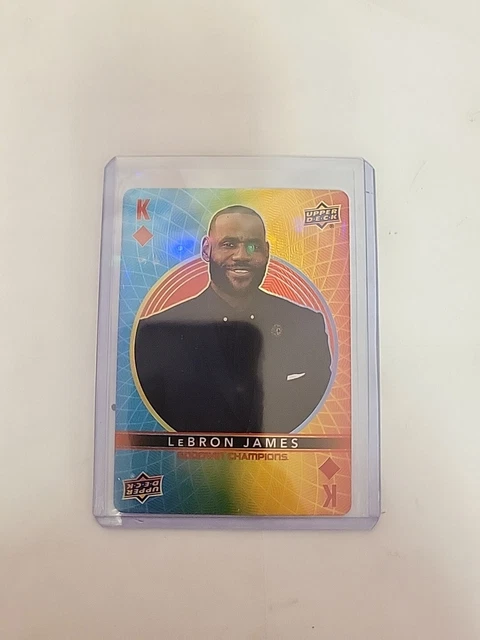 2022 UD GOODWIN Champions Playing Cards #KING-DIAMOND LeBron James ...