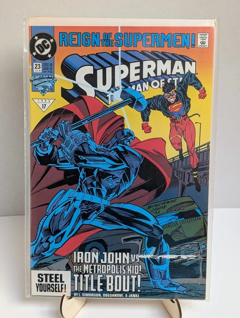 SUPERMAN: THE MAN of Steel #65 DC comics NM Full description below [w ...