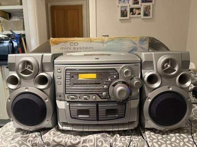 BUSH MN013 3 Disc CD Mini System with Casette Deck £26.68 - PicClick UK