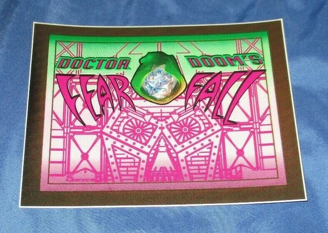 DOCTOR/DR DOOM UNIVERSAL Studios Prop Sign/Sticker/Decal ~Islands of ...