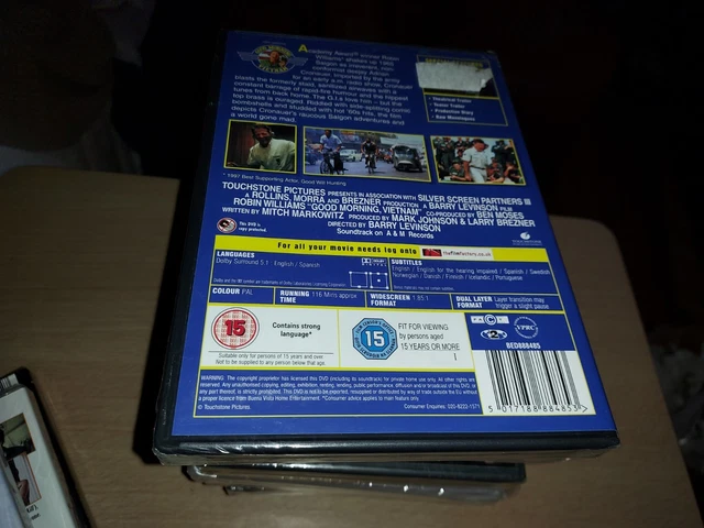 GOOD MORNING, VIETNAM [DVD] [1988] by Robin Williams new and sealed £7. ...