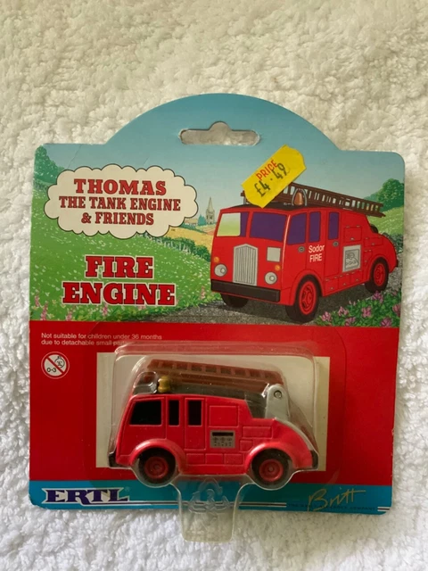 FIRE ENGINE THOMAS the Tank Engine and Friends ERTL Britt Allcroft Toy ...