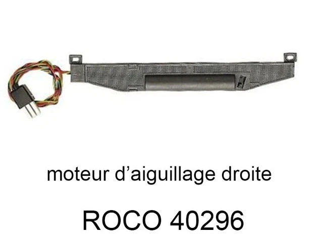 ROCO MOTEUR D'AIGUILLAGE électrique droite - ROCO 40296 EUR 34,23 ...