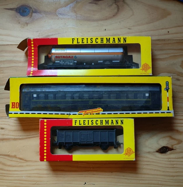 FLEISCHMANN LOT DE 3 Wagons En Boîte EUR 15,00 - PicClick FR