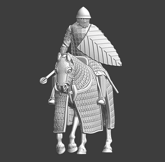 HISTORIC MODELS - Medieval Heavy Byzantine Cavalry with mace - Tabletop ...