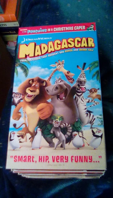 MADAGASCAR RARE DREAMWORKS 2005 VHS cartoon Ben Stiller Chris Rock ...