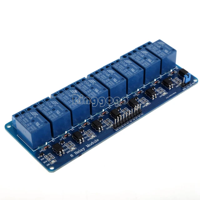 NEW 8-CHANNEL RELAY Module 12V Optocoupler 8-Channel Relay for Arduino ...