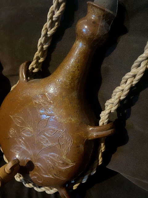 GRANDE GOURDE EN GRES ANCIENNE très bon état lourde corde solide et très bon EUR 20,00 - PicClick FR