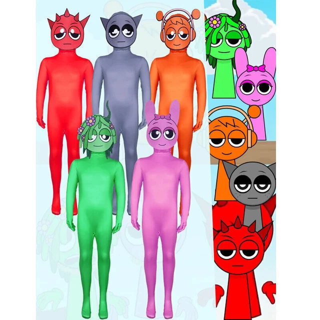SPRUNKI PLUSH SIMON Oren Wenda Sprunki Cosplay Costume Karneval Parte ...
