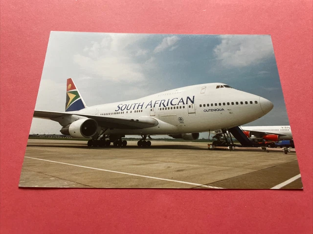 SOUTH AFRICAN AIRWAYS Boeing 747SP ZS-SPB colour photograph £0.99 ...