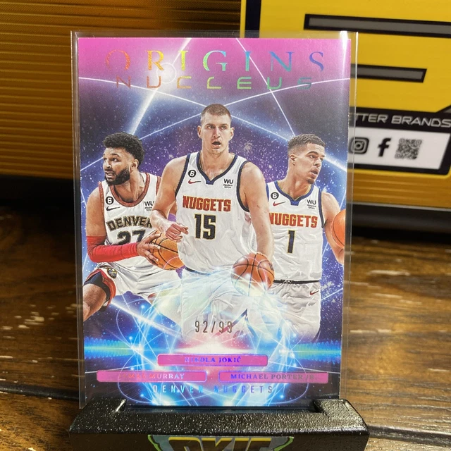 2023-24 PANINI ORIGINS Nucleus/99 Pink Denver Nuggets Jokic Murray ...