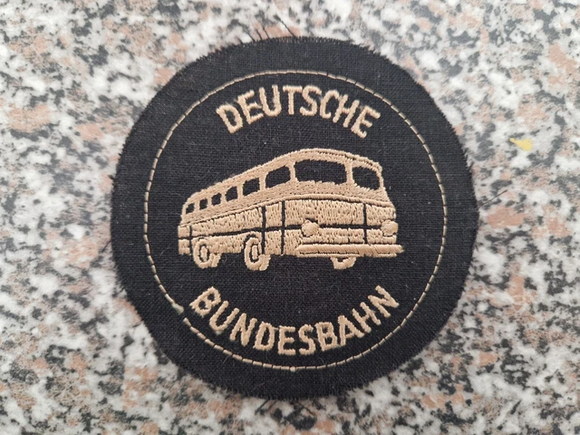 UNIFORM AUFNÄHER ABZEICHEN DB Deutsche bundesbahn Bahnbus selten groß ...