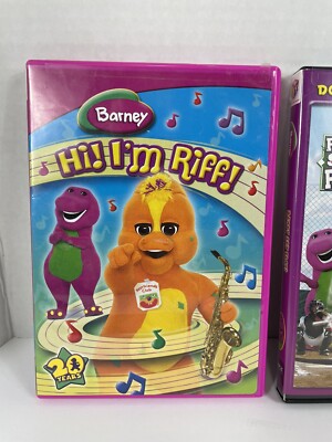BARNEY DVD LOT: Numbers! Numbers! Hi I’m Riff! Ready Set Play! Barney ...