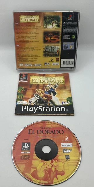 GOLD AND GLORY The Road To El Dorado PS1 Sony PlayStation (No Front ...
