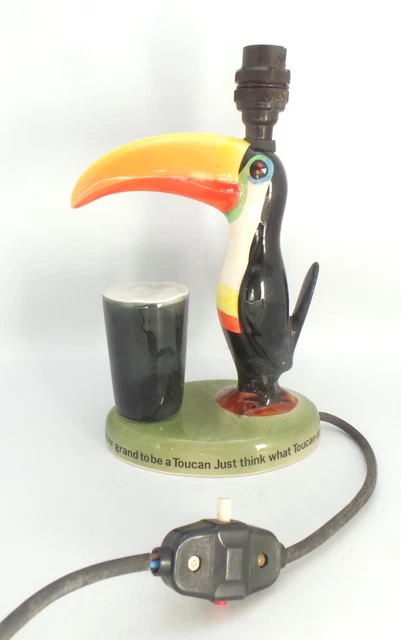 ORIGINAL GUINNESS TOUCAN Lamp Base With Original Wiring And Bakelite ...
