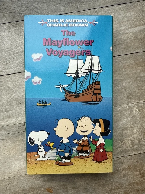 CHARLIE BROWN THIS Is America : The Mayflower Voyagers Vol 4 (VHS, 1994 ...