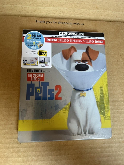THE SECRET LIFE Of Pets 2 4K UHD Blu Ray SteelBook NEW & SEALED Disney ...