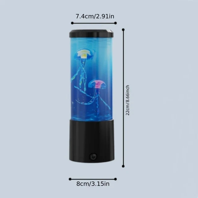 JELLYFISH LED AQUARIUM Lamp 7 Color Ocean Mood Light Home Decor £22.99 ...