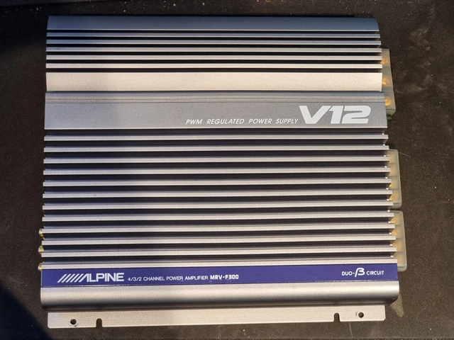 AMPLIFICATEUR HI-FI OLD school Alpine MRV-F300 V12 rare old school 4 x ...