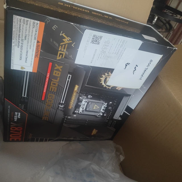 MSI MEG X870E GODLIKE AMD AM5 DDR5 E-ATX Motherboard Boxed MSI RMA ...