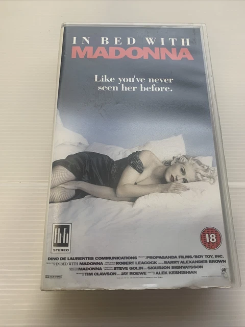 IN BED WITH MADONNA - VHS Video Tape (18) (UK/PAL) - Music on VHS - 1991 £5.92 - PicClick UK
