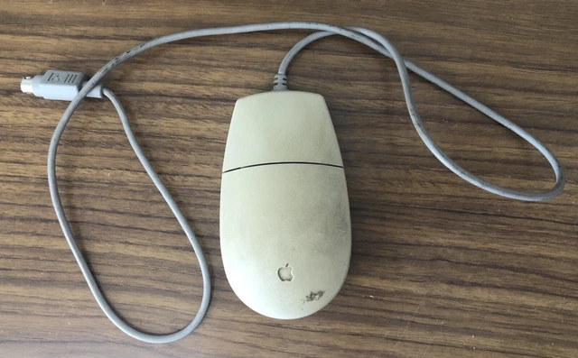VINTAGE APPLE DESKTOP Bus Mouse II for Apple Macintosh Classic SE M2706 ...
