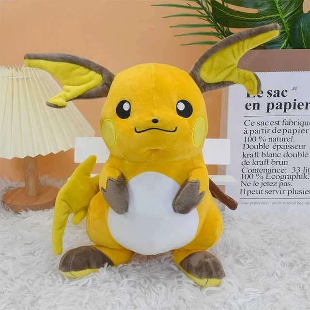 POKEMON RAICHU SOFT Toy Plush Perfect Kids Gift 30cm £9.89 - PicClick UK