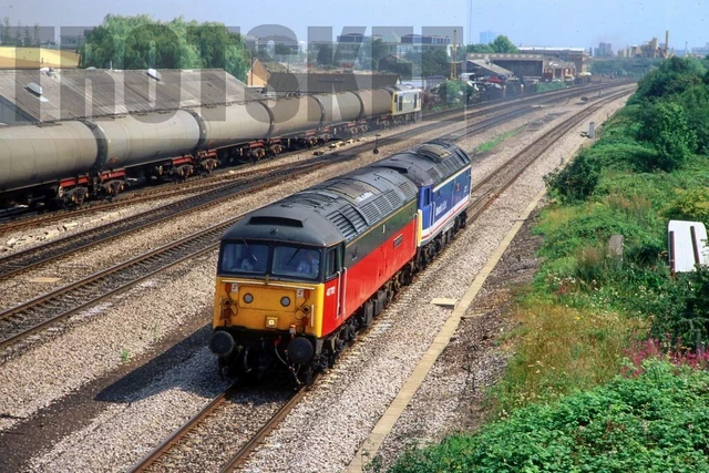 35MM SLIDE BR British Rail Diesel Loco 47712/15 Class 47 1991 Original ...