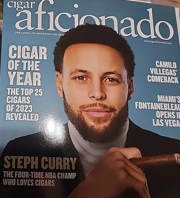 CIGAR AFICIONADO MAGAZINE January/February 2024 Steph Curry - Warriors ...