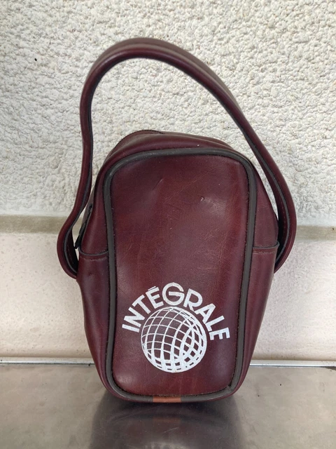 BOULES DE PETANQUE Integrale Ancien Sac Sacoche Publicitaire Simili ...