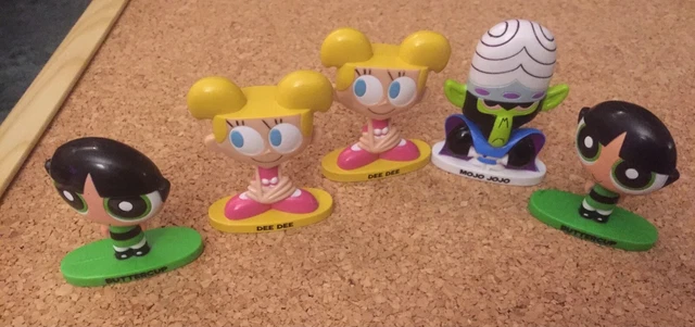 VINTAGE CARTOON NETWORK'S x 5- Kelloggs Wobble Heads Figure Toy £3.00 ...