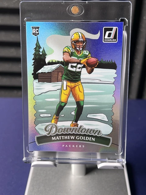 2025 PANINI DONRUSS Matthew Golden Downtown Rookie SSP Green Bay ...