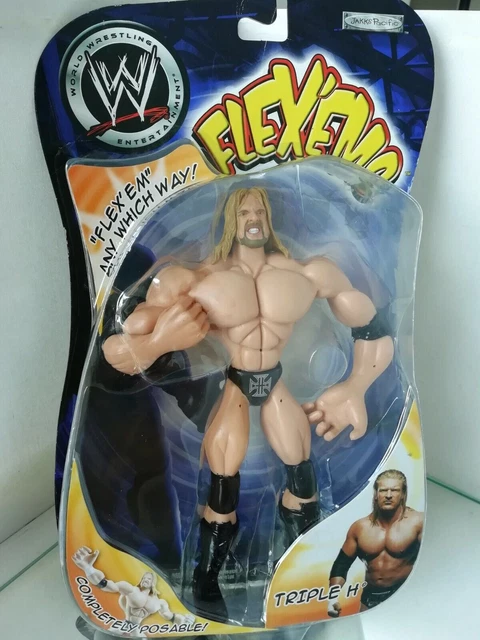 WWF WWE FLEX'EMS TRIPLE H Jakks Figura de lucha libre EUR 54,55 ...